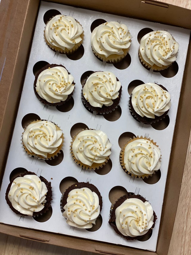 Box of 24 Mini Cupcakes (Pre-Order - choose 2 flavors) | Double Batch ...