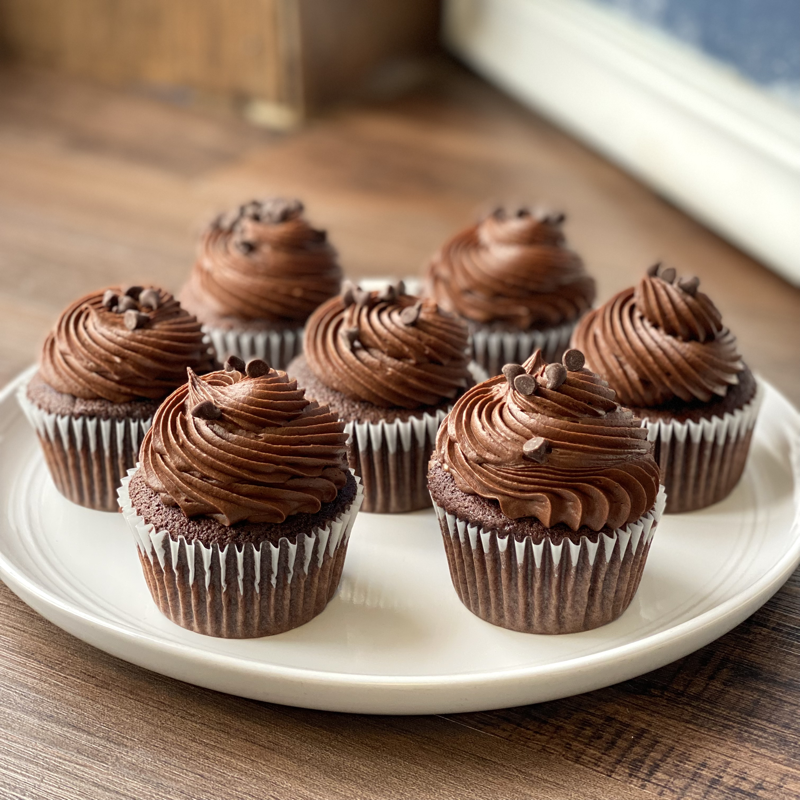 Chocolate Brownie Batter Cupcakes (Pre-Order - Box of 12) | Double ...