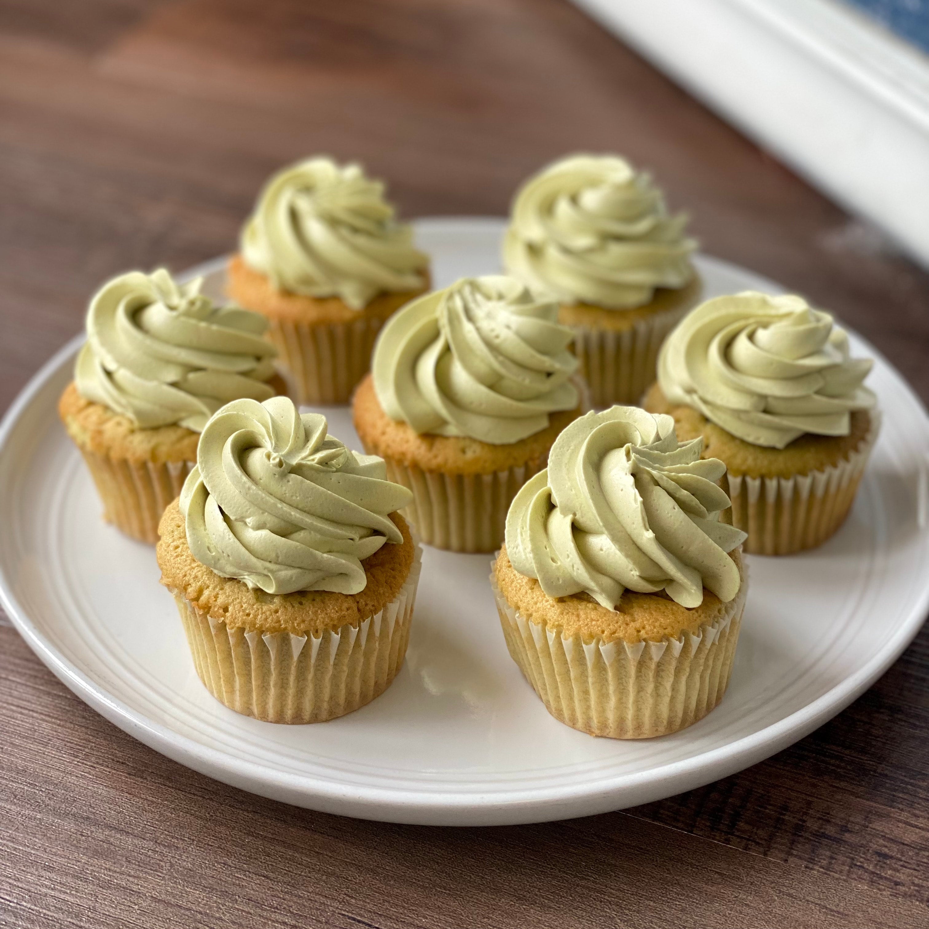 Matcha Cupcakes (Pre-Order Box of 12) | Double Batch Bakery