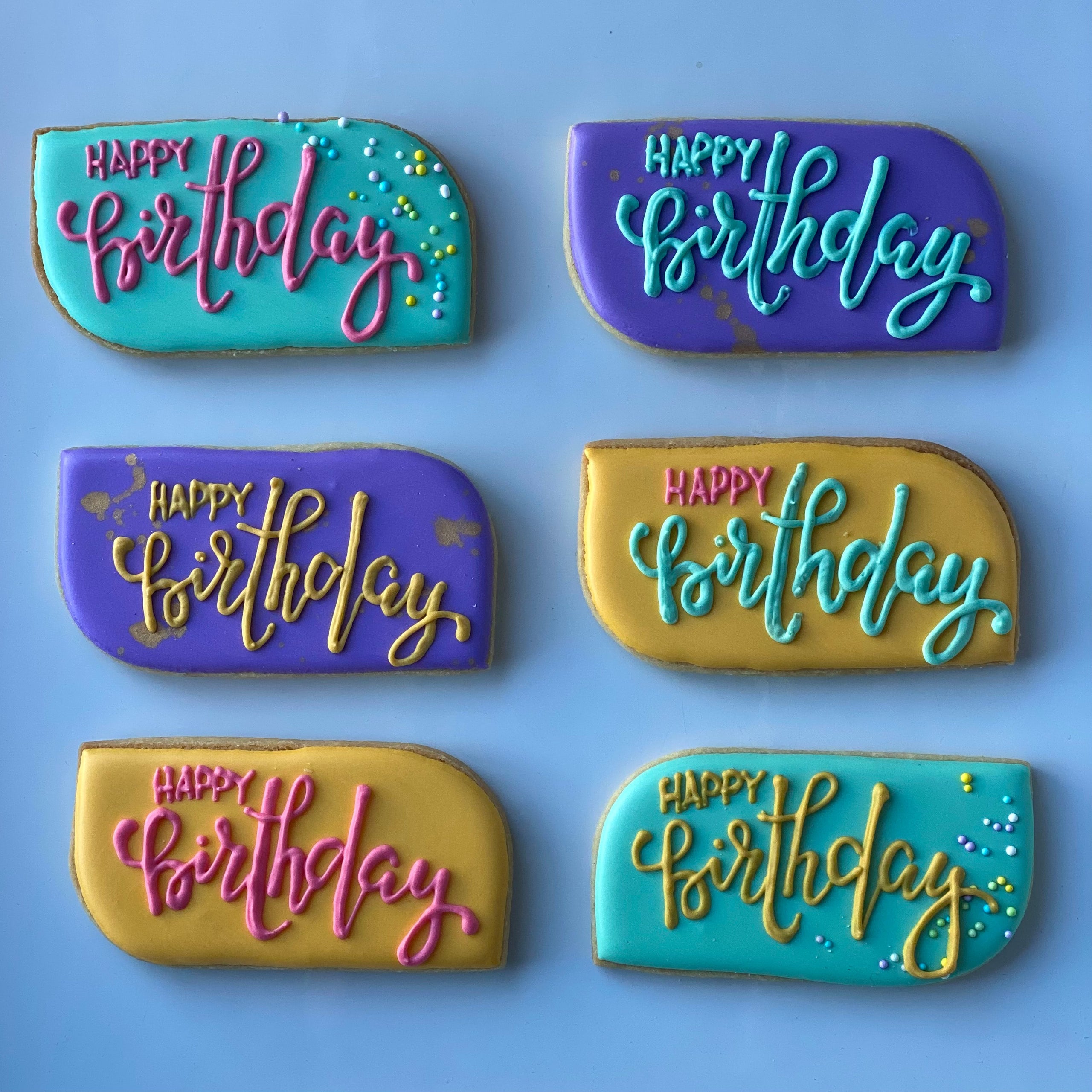 Happy Birthday Sugar Cookies