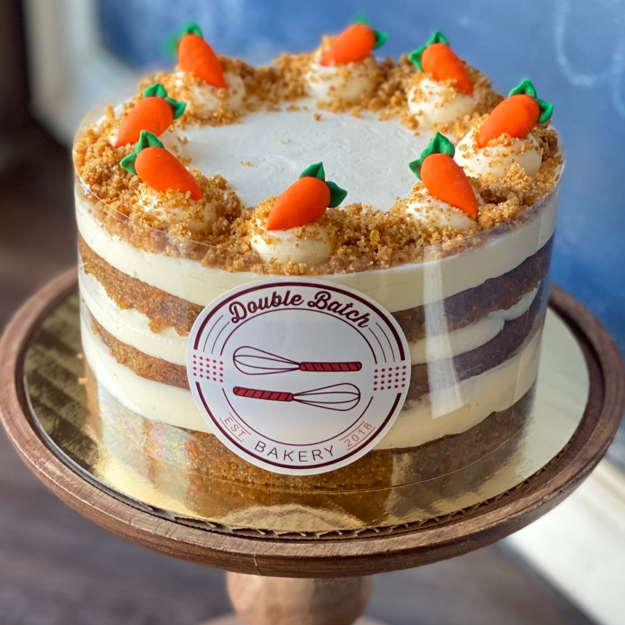 6" Carrot Cake (Pre-Order) | Double Batch Bakery | Online Bakery